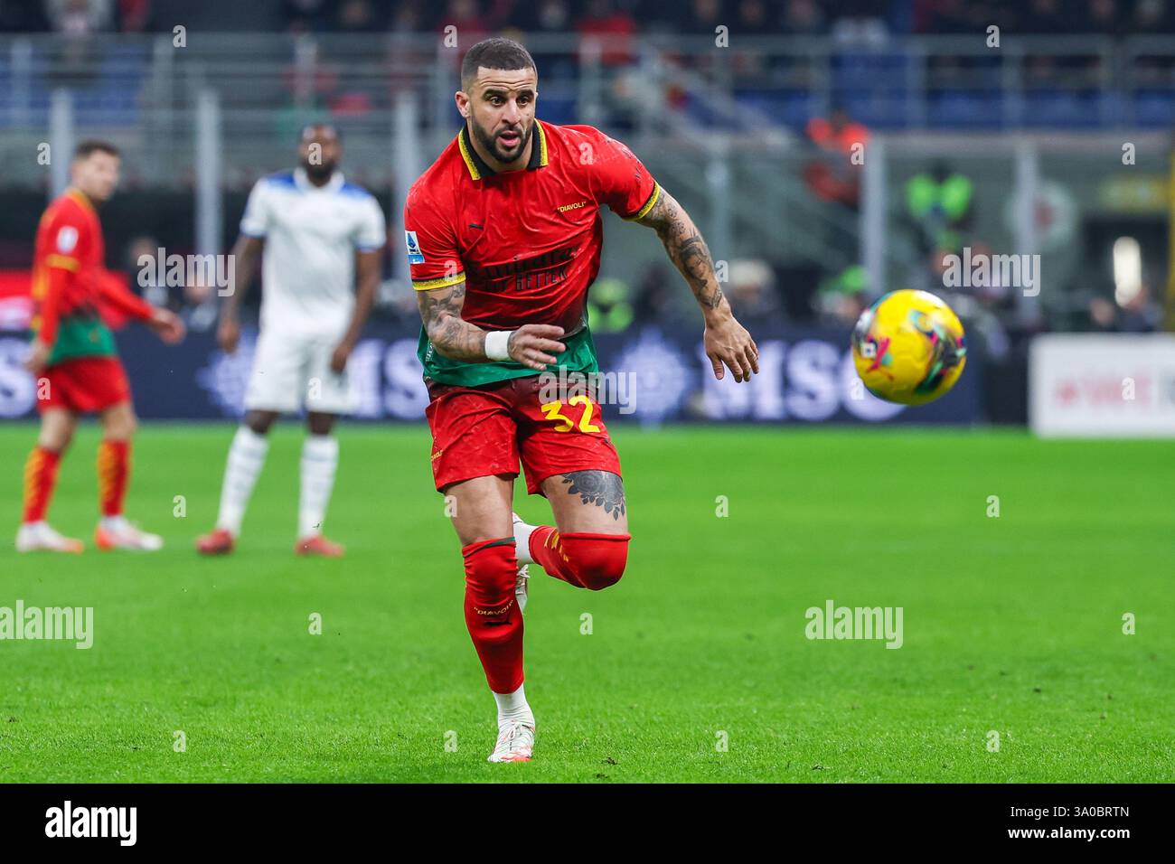 Kyle Andrew Walker of AC Milan seen in action during Serie A 2024/25 ...