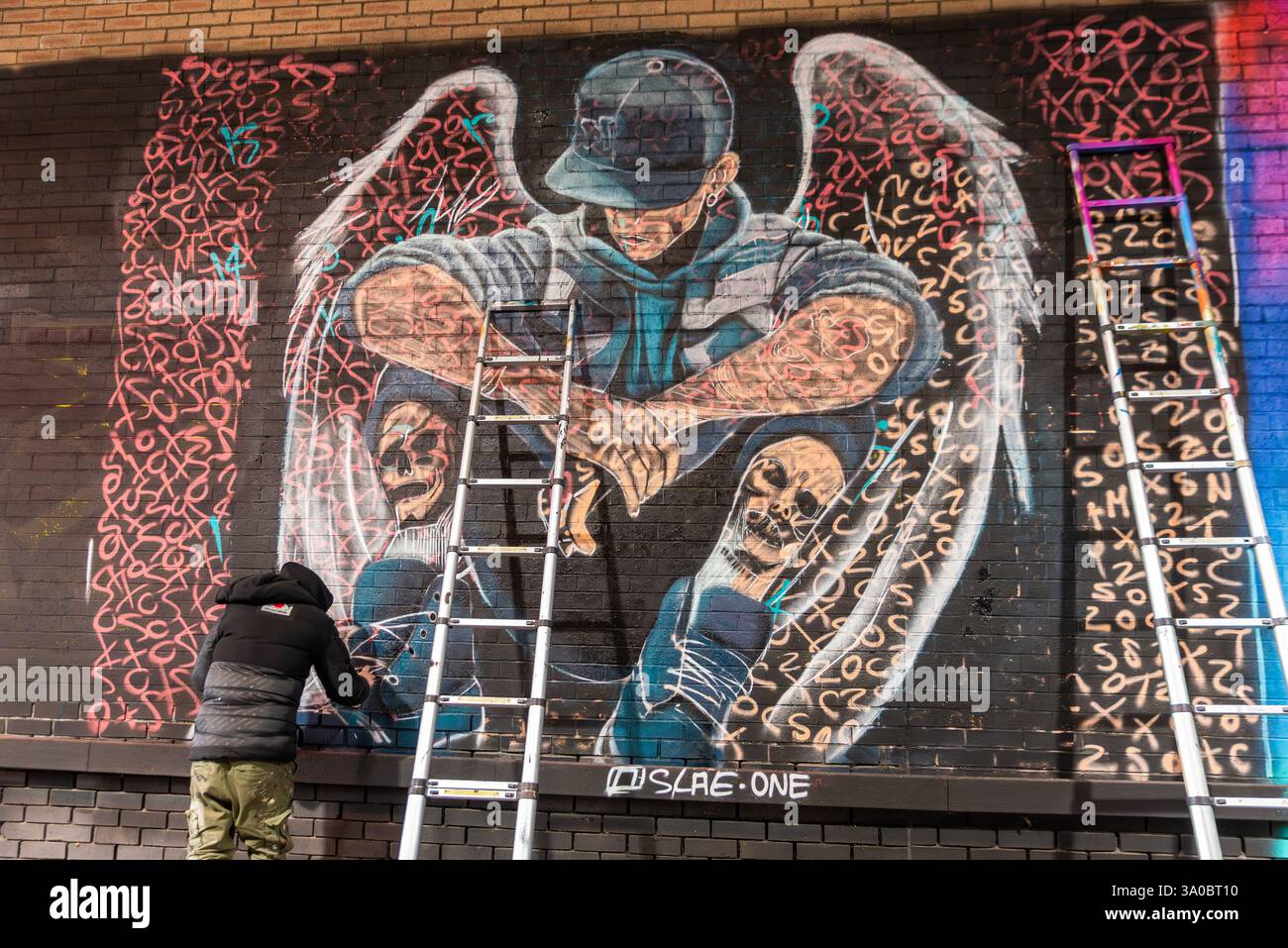 City Jam graffiti art display underway as part of the Southend City Day ...