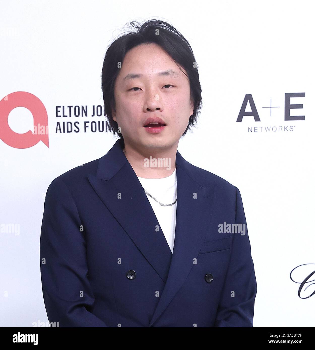 West Hollywood, USA. 02nd Mar, 2025. Jimmy O. Yang attends Elton John ...
