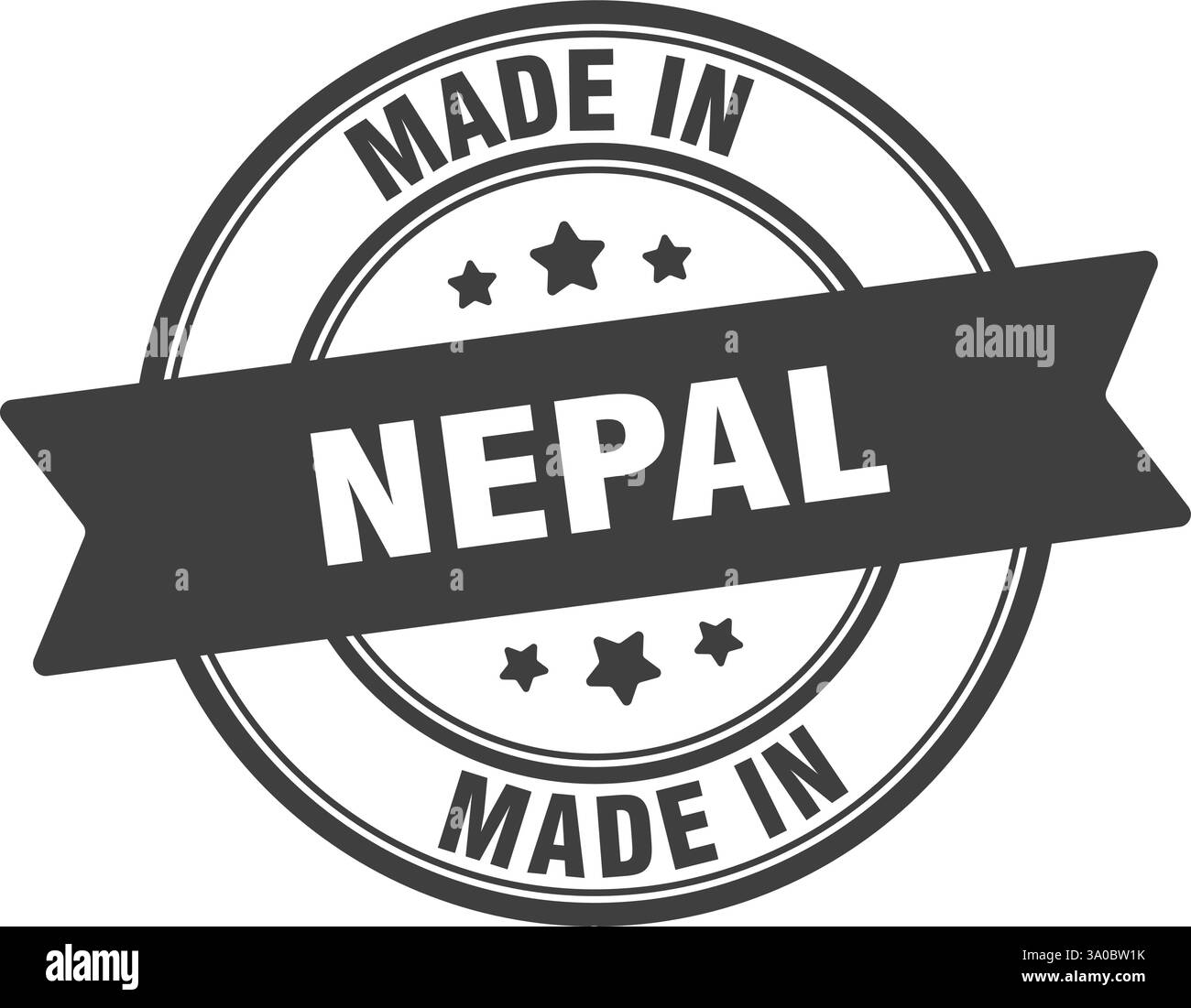 Made in Nepal stamp. Made in Nepal round sign Stock Vector Image & Art ...