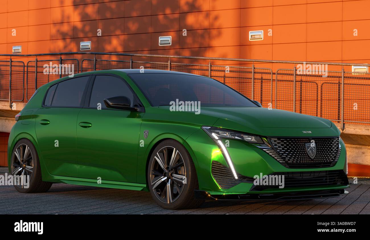 Peugeot 308 - an icon of the compact car segment. Bold design, rich ...