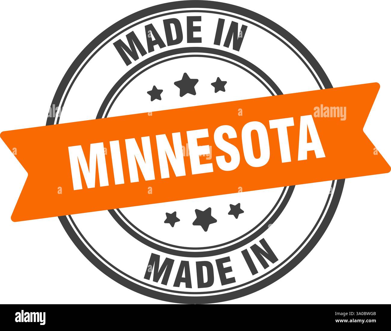 Made in Minnesota stamp. Made in Minnesota round sign Stock Vector ...
