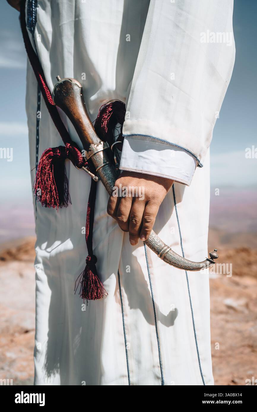 Traditional Amazigh Ornate Moroccan Heritage Weapon Stock Photo - Alamy