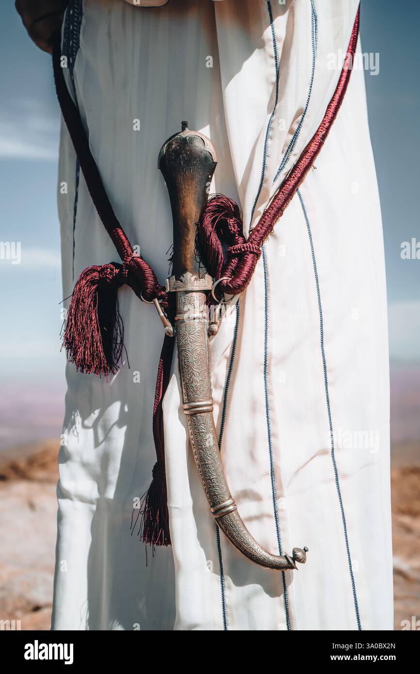 Traditional Amazigh Ornate Moroccan Heritage Weapon Stock Photo - Alamy