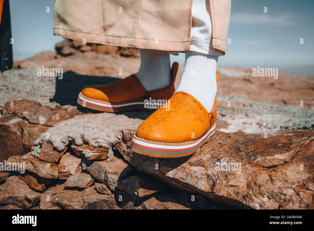 Traditional Amazigh Leather Shoes – Handmade Moroccan Artisan Footwear ...