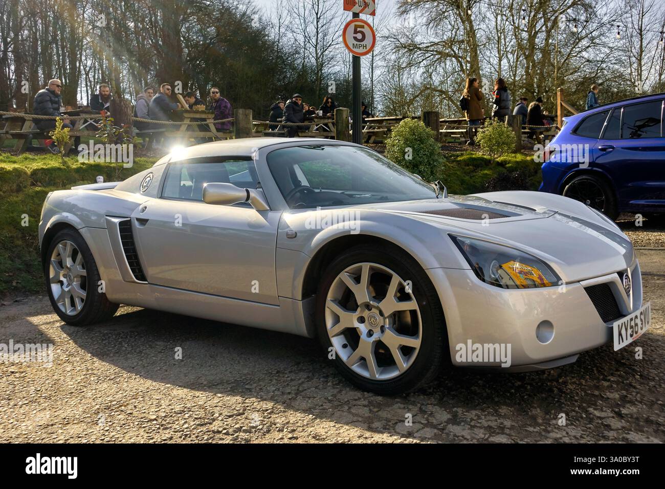 Vauxhall VX220 turbo 2006 in silver Stock Photo - Alamy