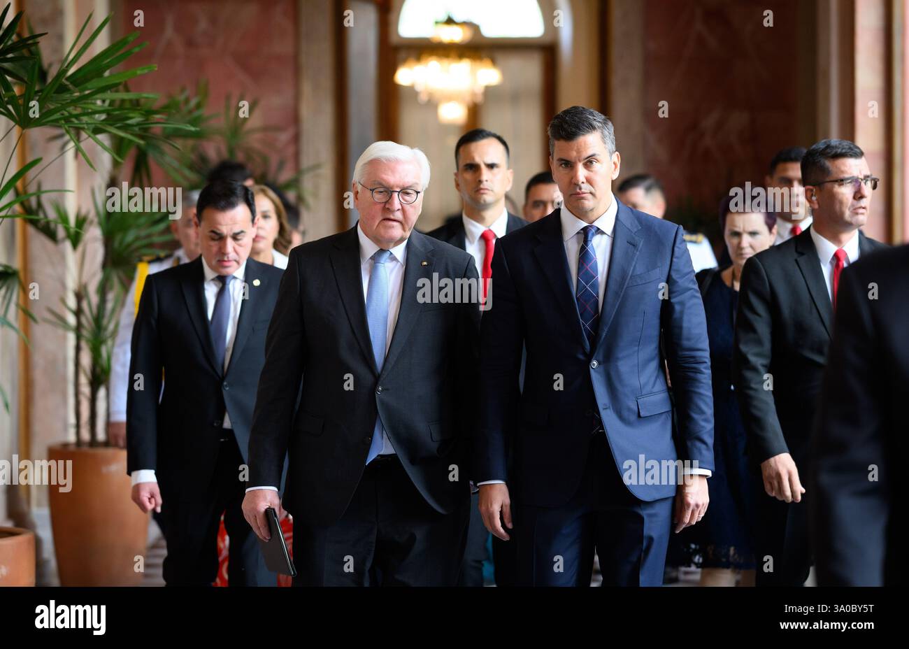03 March 2025, Paraguay, Asunción: Federal President Frank-Walter ...