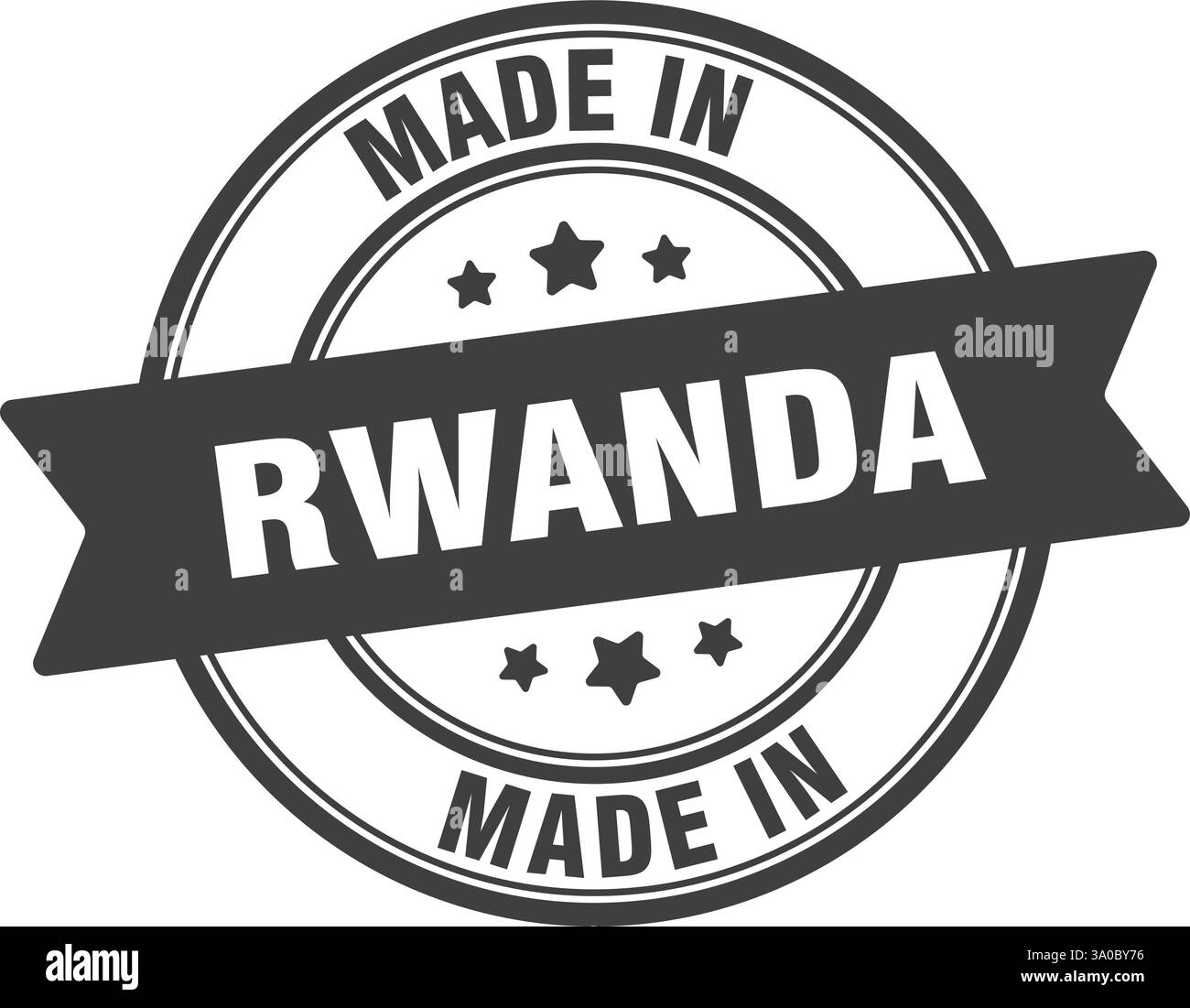 Made in Rwanda stamp. Made in Rwanda round sign Stock Vector Image ...