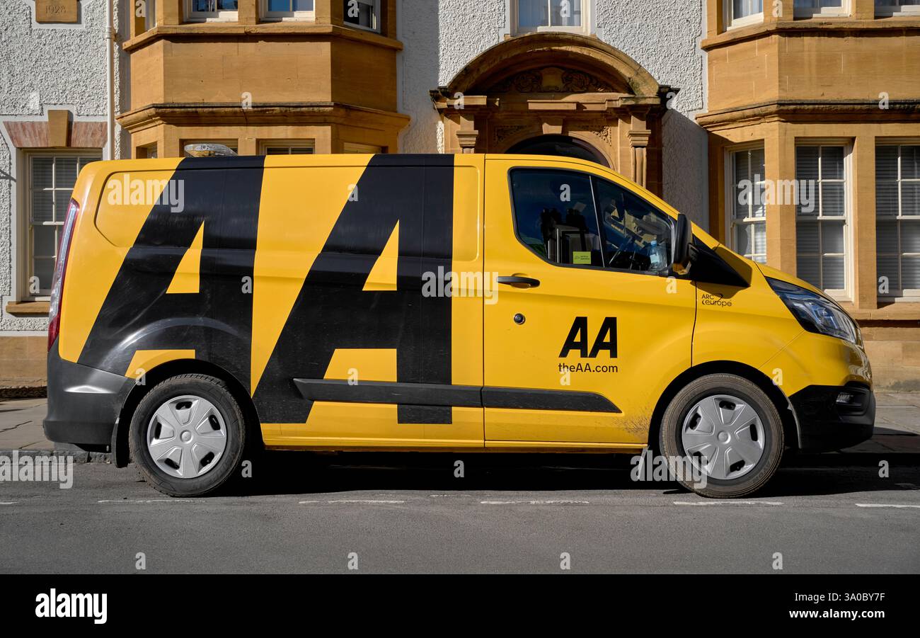 AA van, motoring organisation, England, UK Stock Photo - Alamy