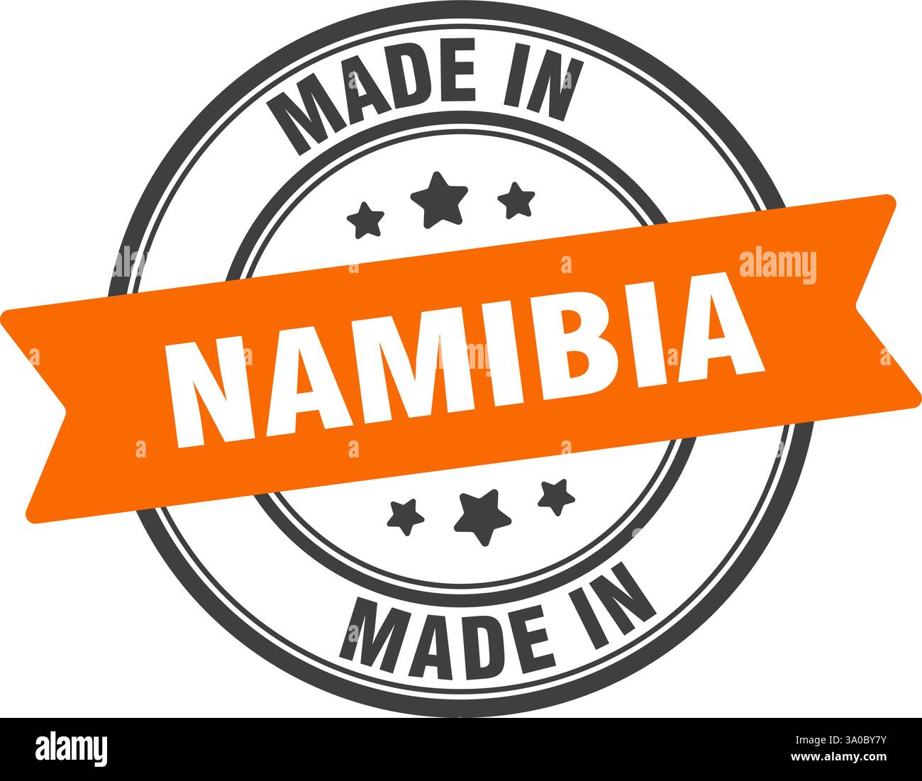 Made in Namibia stamp. Made in Namibia round sign Stock Vector Image ...
