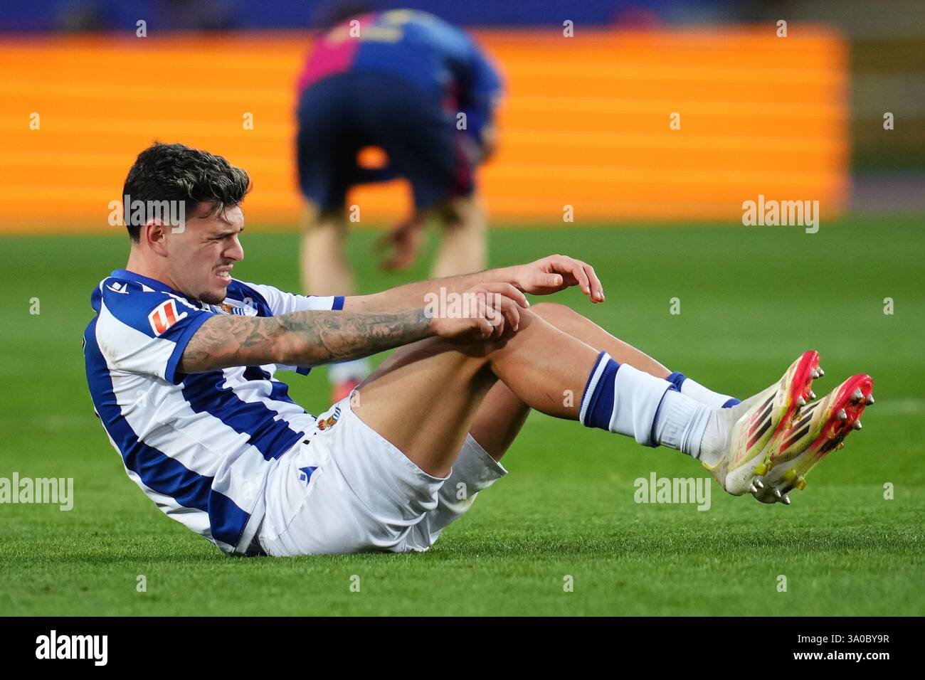 Barcelona, Spain. 03rd Mar, 2025. Javi Lopez of Real Sociedad during the La Liga EA Sports match ...