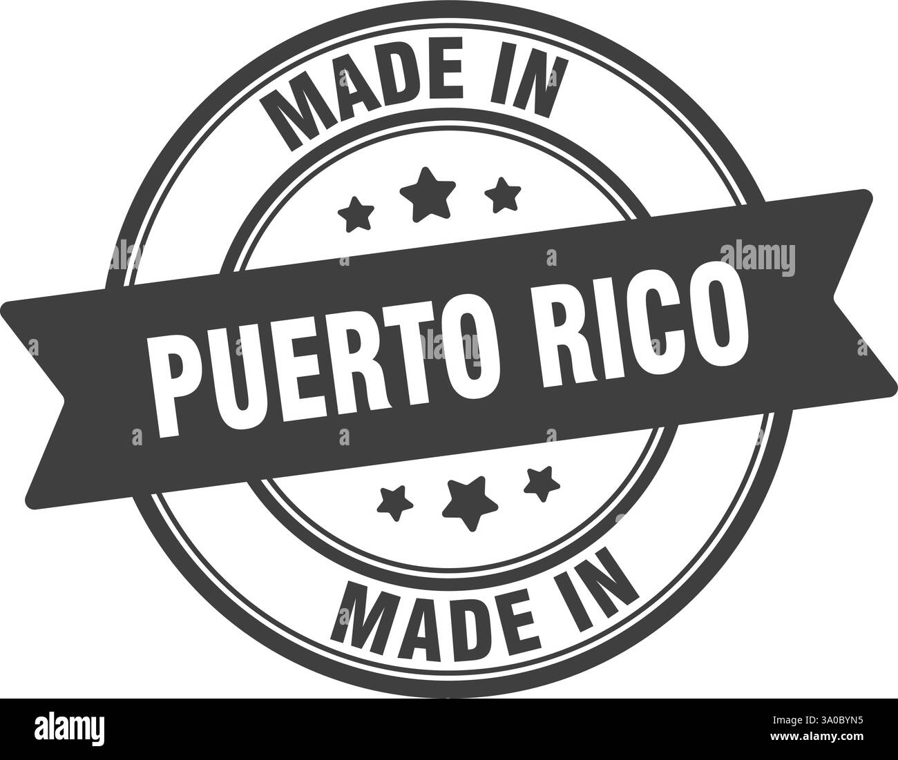 Made in Puerto Rico stamp. Made in Puerto Rico round sign Stock Vector ...