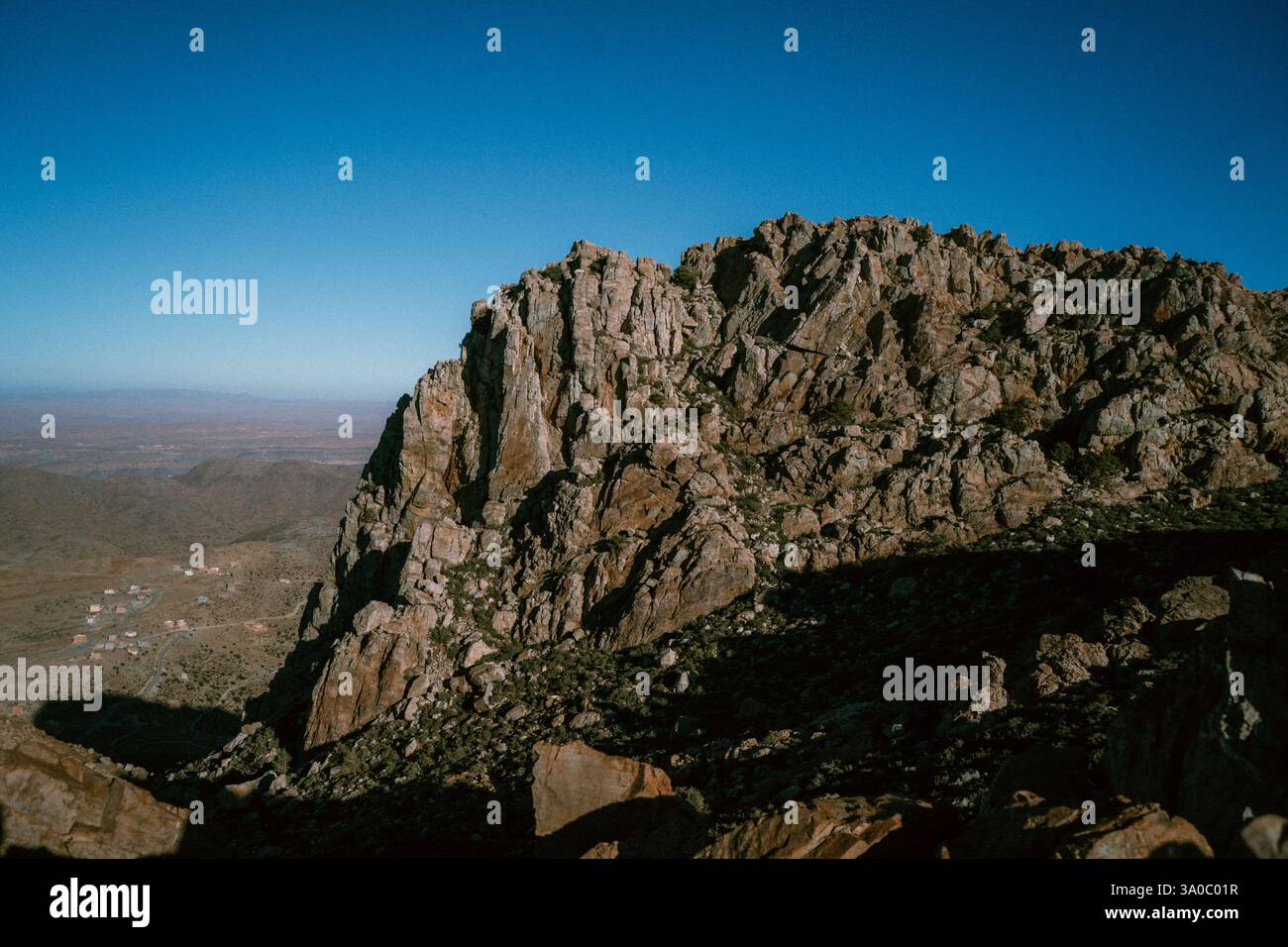 Majestic Tafraoute Peaks Under a Clear Blue Sky – Morocco’s Hidden Gem Stock Photo - Alamy