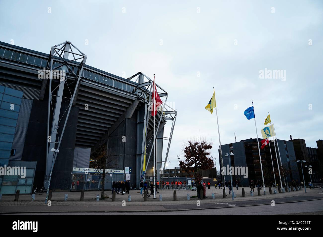 Broendby, Denmark. 03rd Mar, 2025. Broendby moeder Lyngby i Superligaen ...