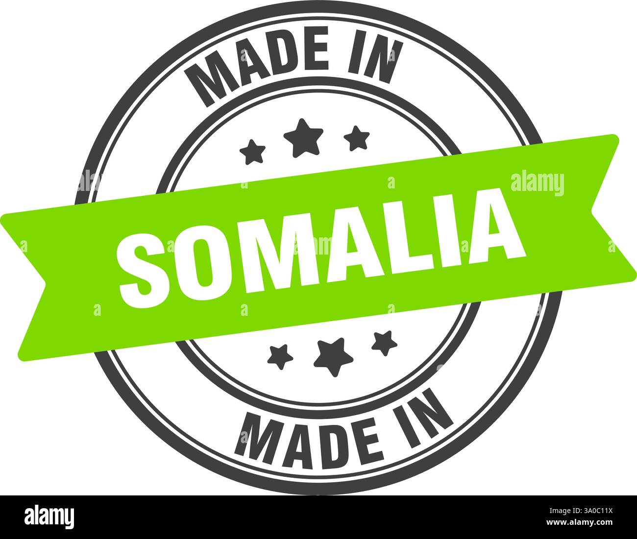 Made in Somalia stamp. Made in Somalia round sign Stock Vector Image ...