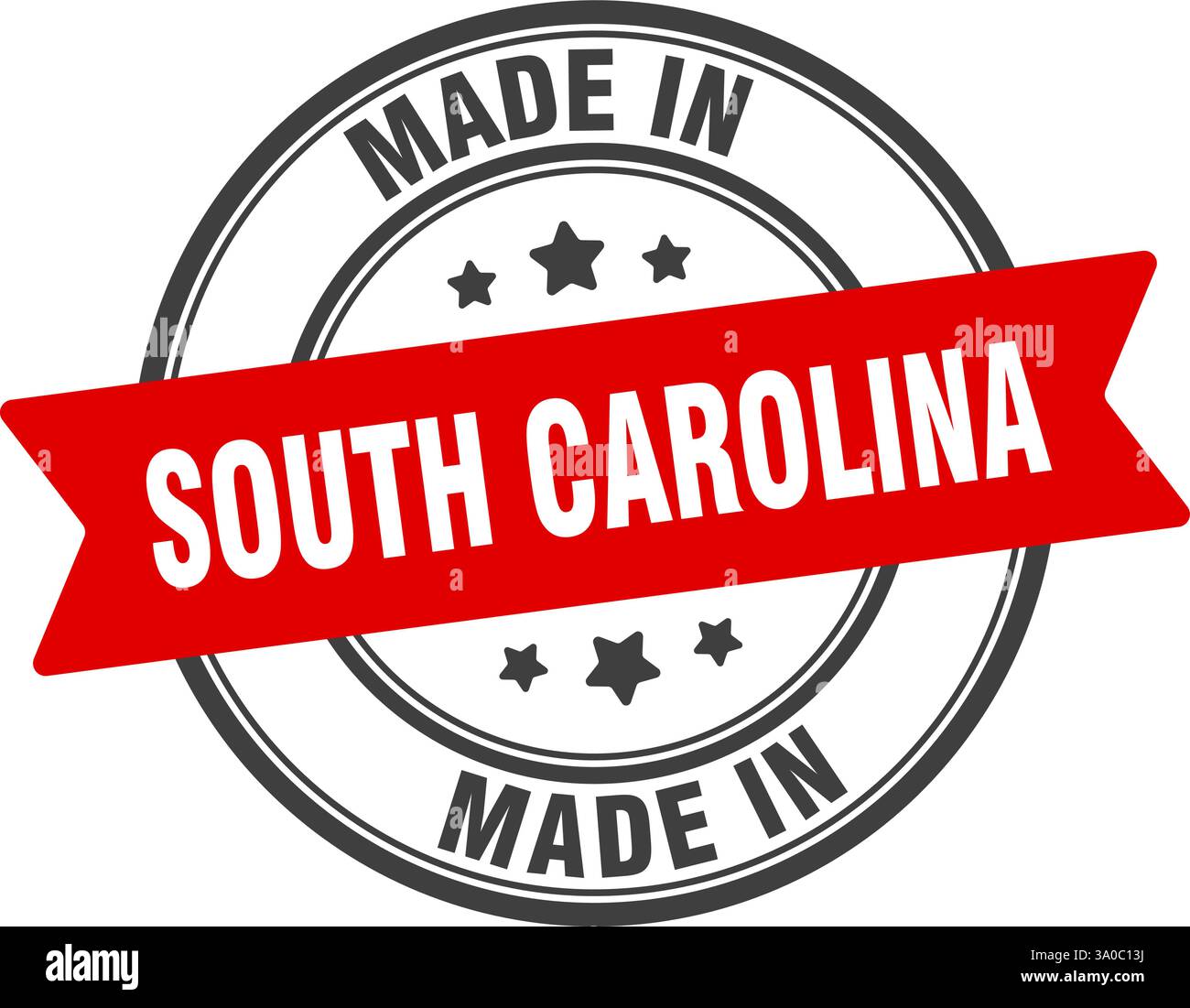 Made in South Carolina stamp. Made in South Carolina round sign Stock ...