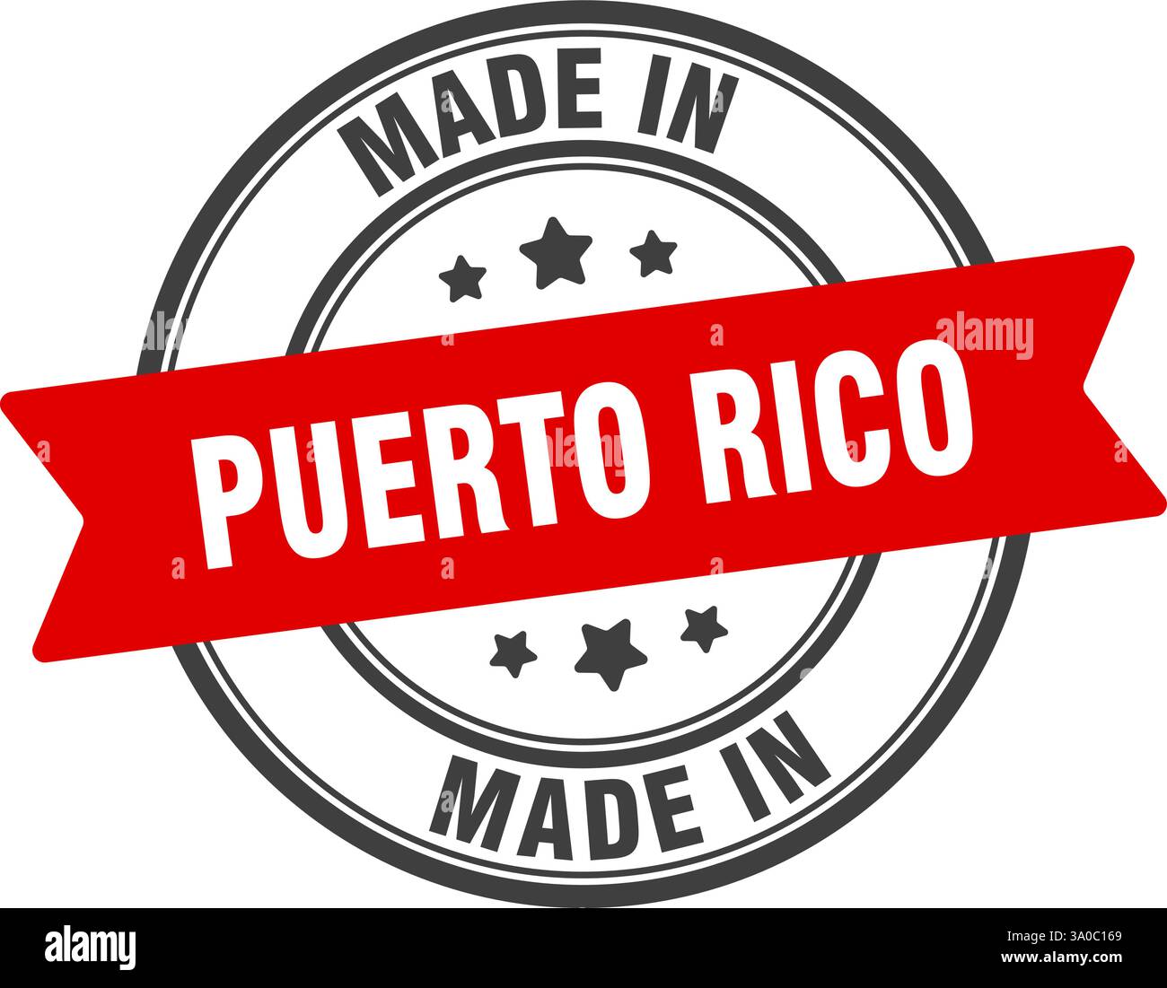Made in Puerto Rico stamp. Made in Puerto Rico round sign Stock Vector ...