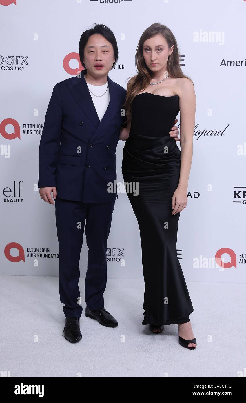 Jimmy O. Yang, London Mars attend Elton John AIDS Foundation's 33rd ...