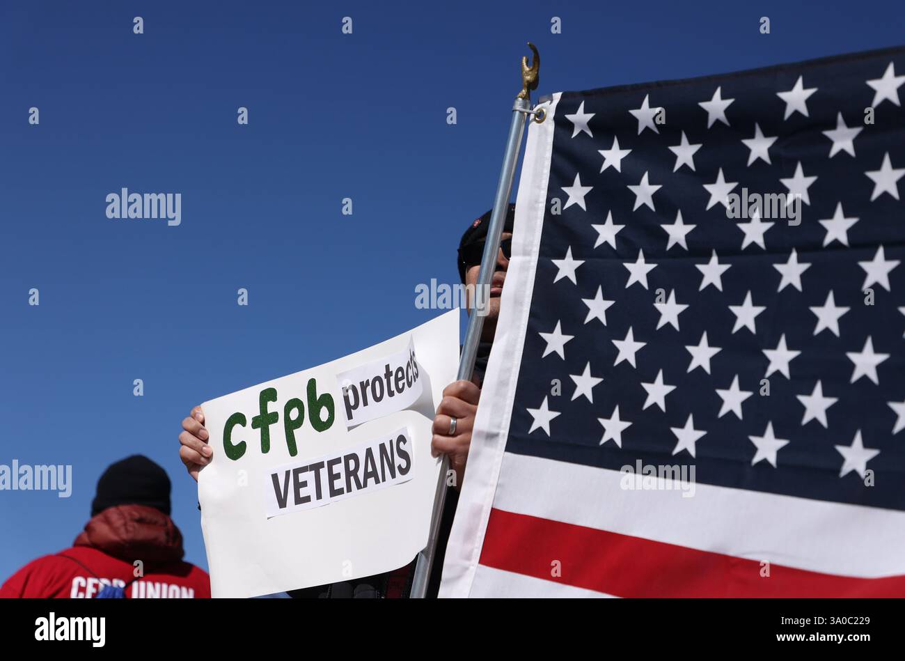 March 3, 2025, Washington Dc, Virginia, USA: Demonstrators protest ...