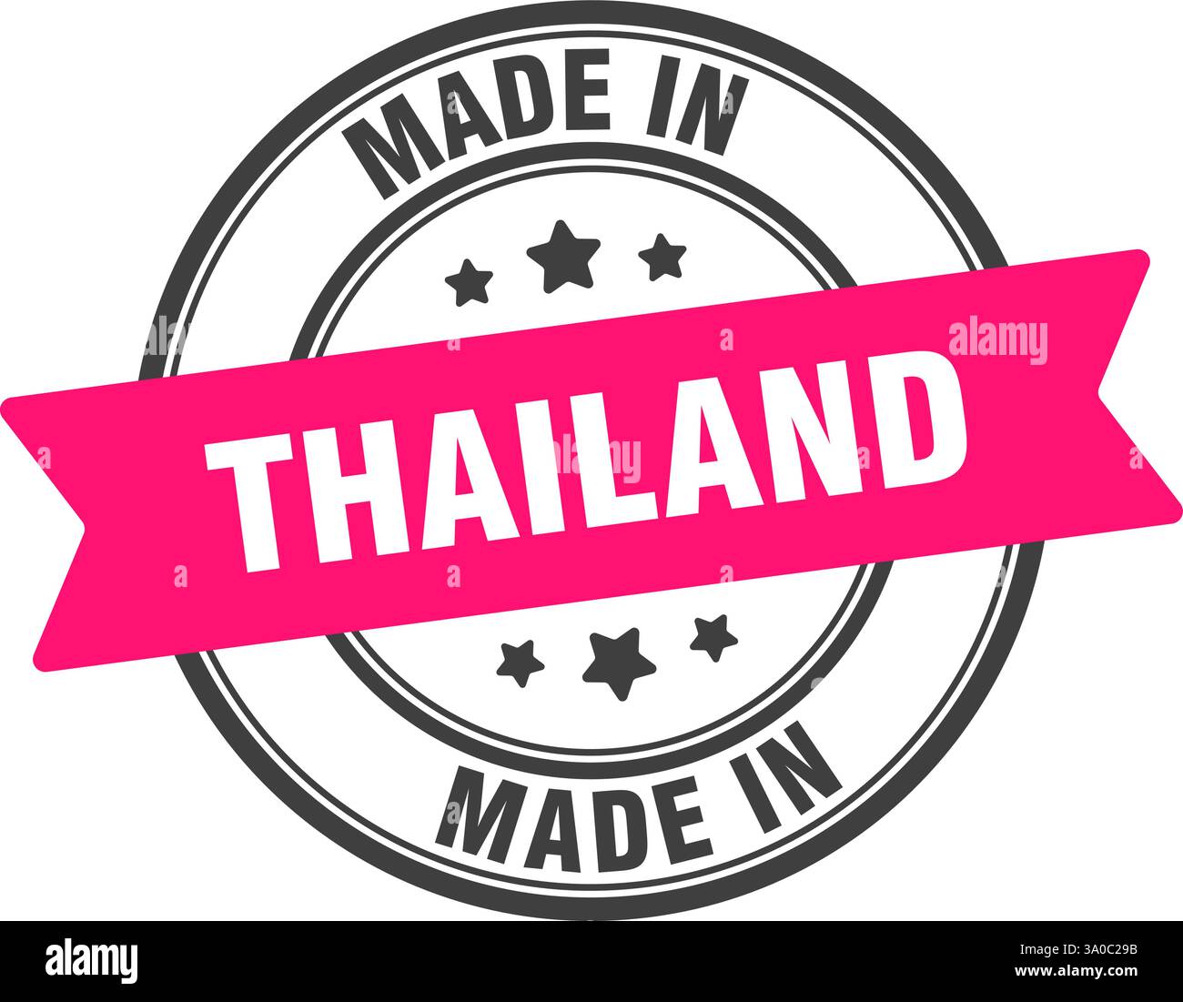 Made in Thailand stamp. Made in Thailand round sign Stock Vector Image & Art - Alamy