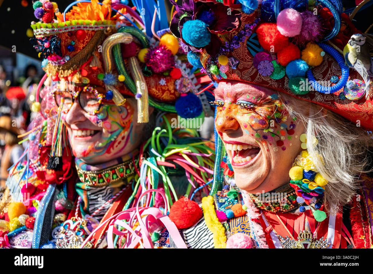 Dusseldorf, Germany. 3 March 2025. Carnival parade on Rosenmontag (Rose ...