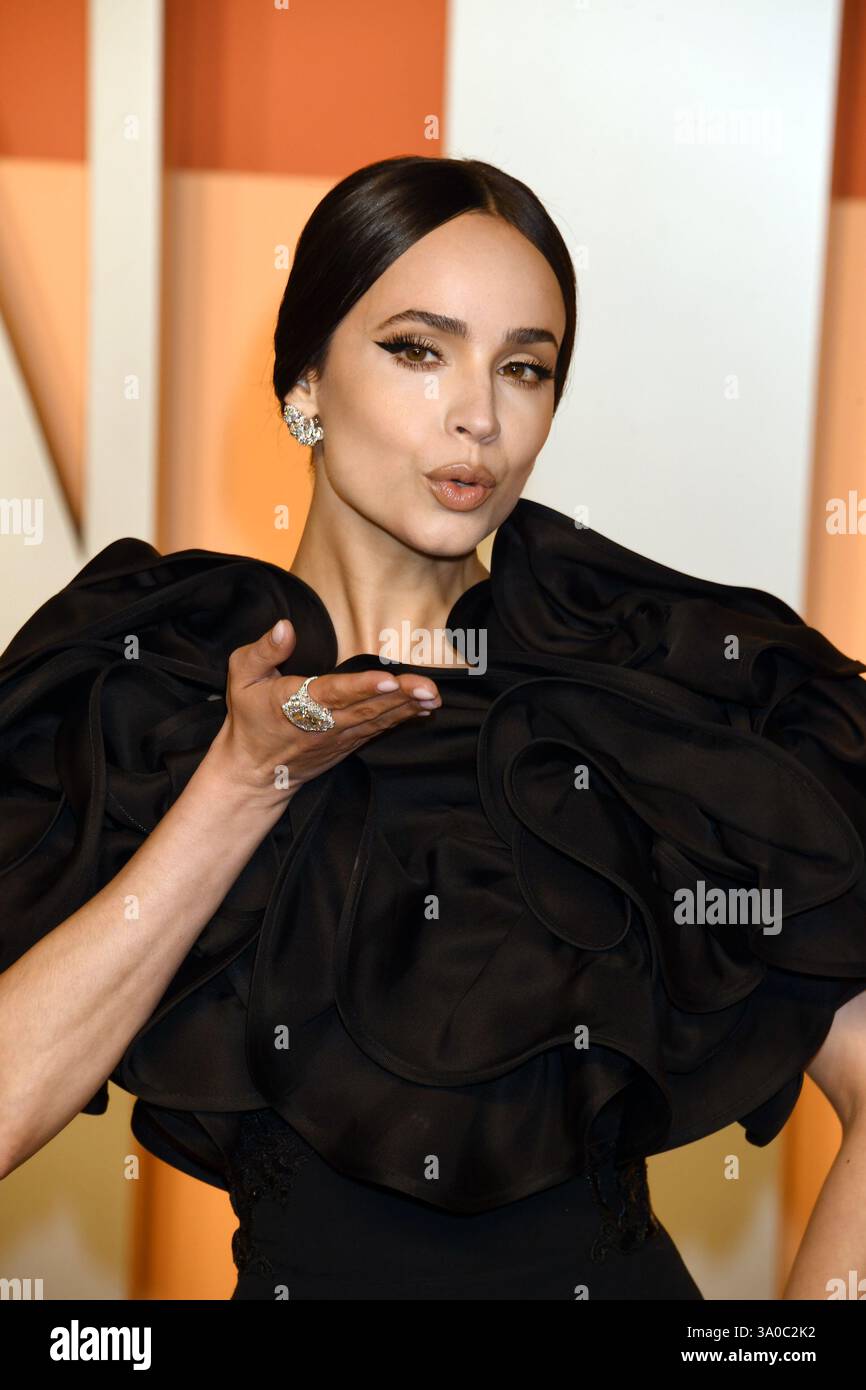 Beverly Hills, Ca. 2nd Mar, 2025. Sofia Carson at the 2025 Vanity Fair Oscar Party on March 2 ...