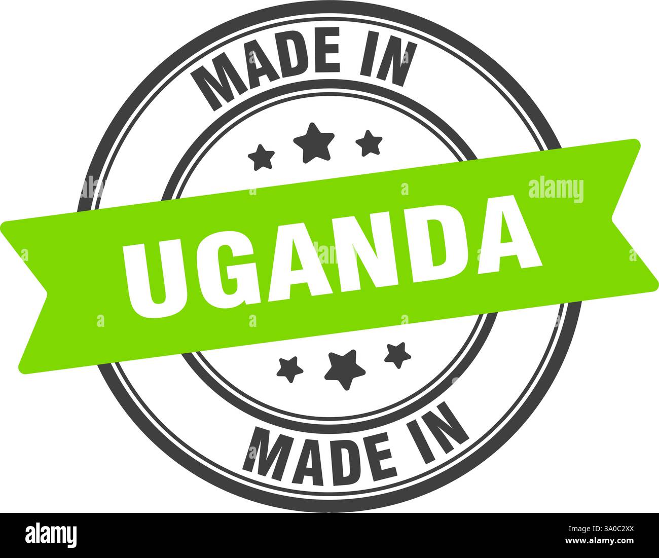 Made in Uganda stamp. Made in Uganda round sign Stock Vector Image ...