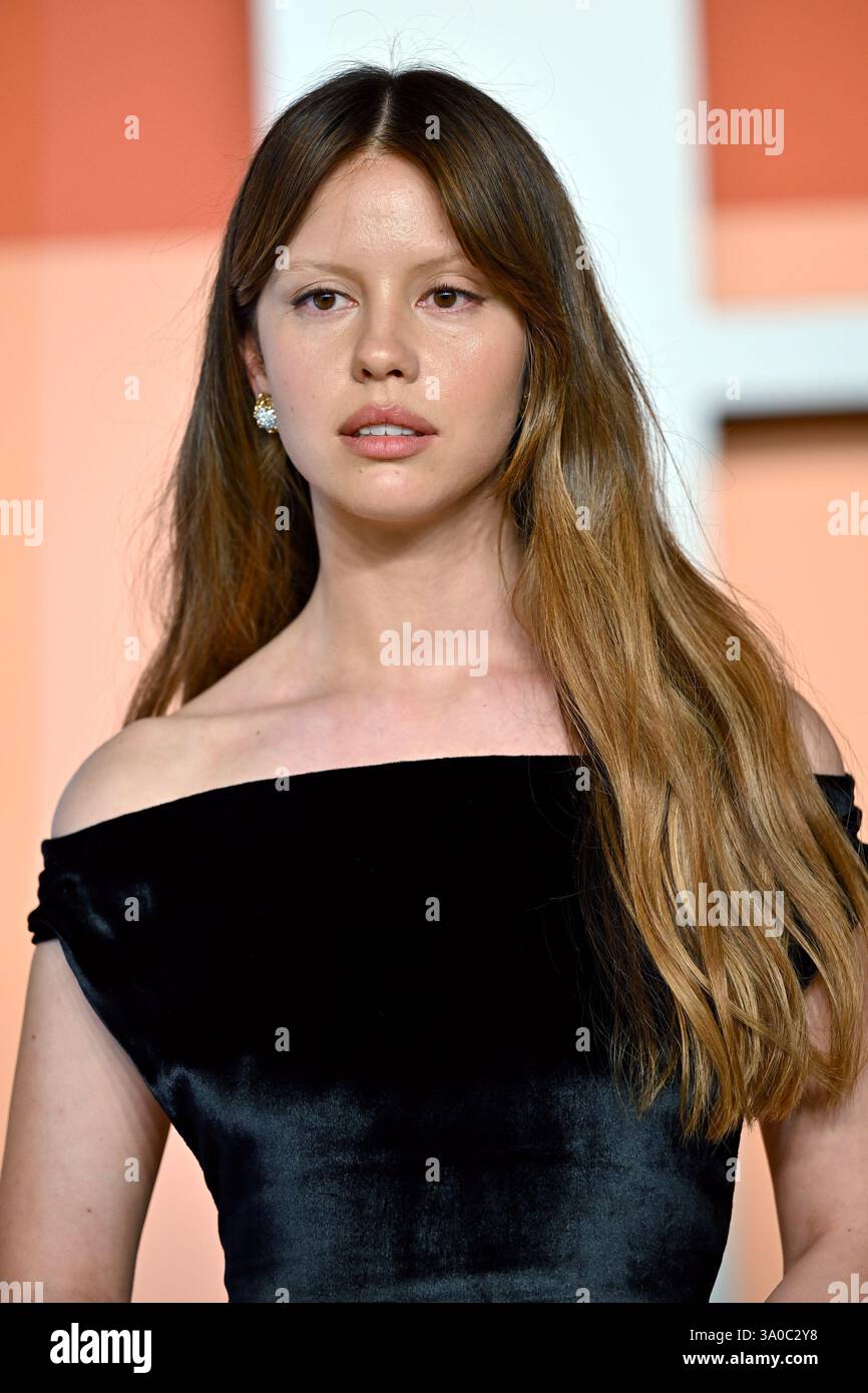 Beverly Hills, United States. 02nd Mar, 2025. Mia Goth arrives for the ...