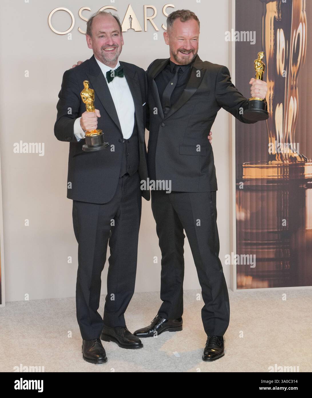 Los Angeles, USA. 02nd Mar, 2025. (L-R) Nathan Crowley and Lee Sandales ...