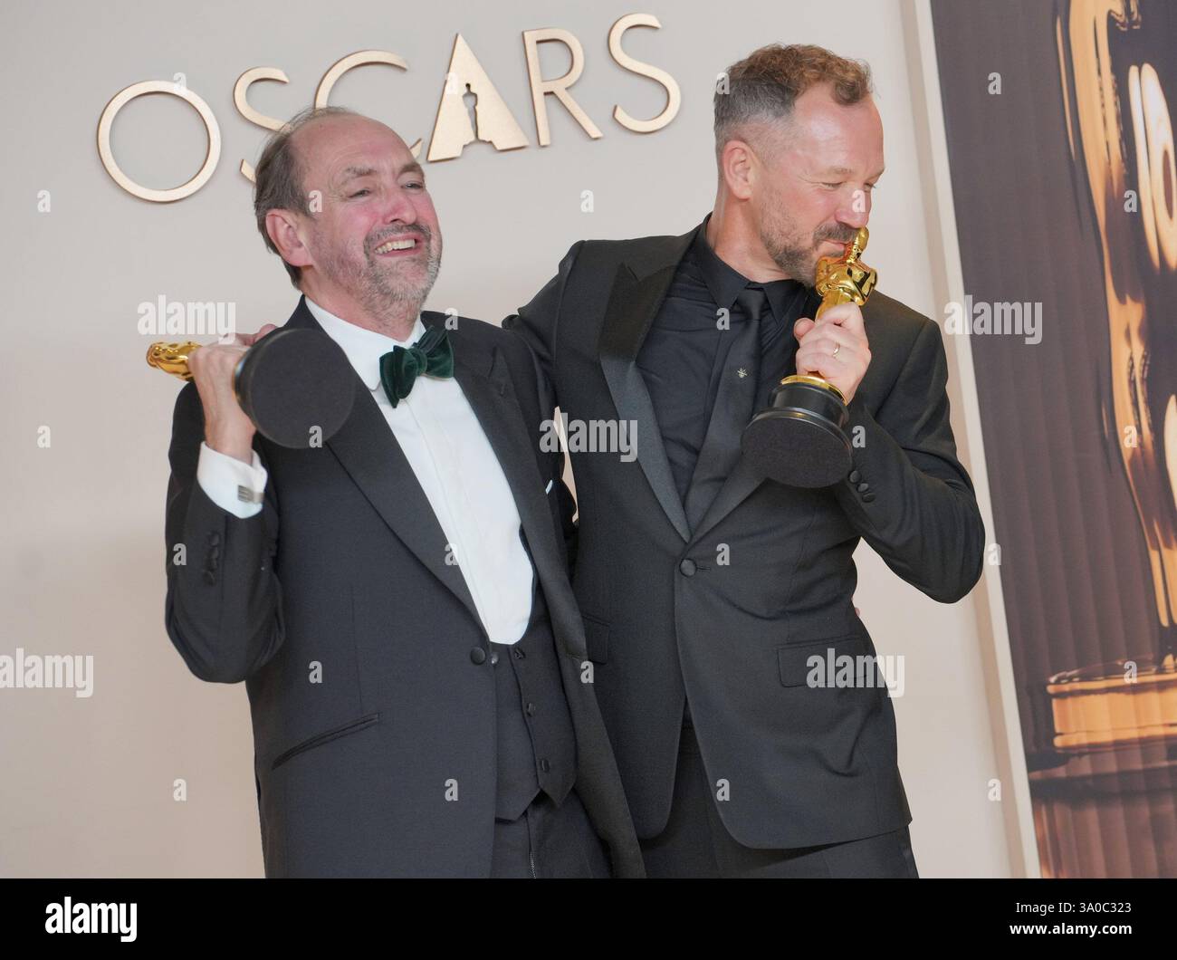Los Angeles, USA. 02nd Mar, 2025. (L-R) Nathan Crowley and Lee Sandales ...