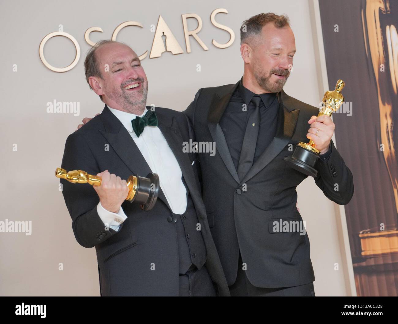 Los Angeles, USA. 02nd Mar, 2025. (L-R) Nathan Crowley and Lee Sandales ...