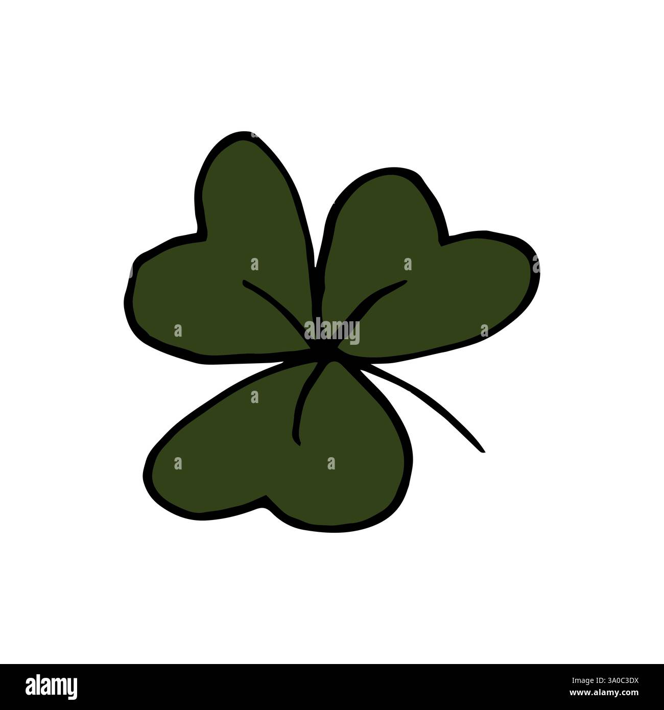 Clover. Textile template. Decorative folk element, ethnic decor ...