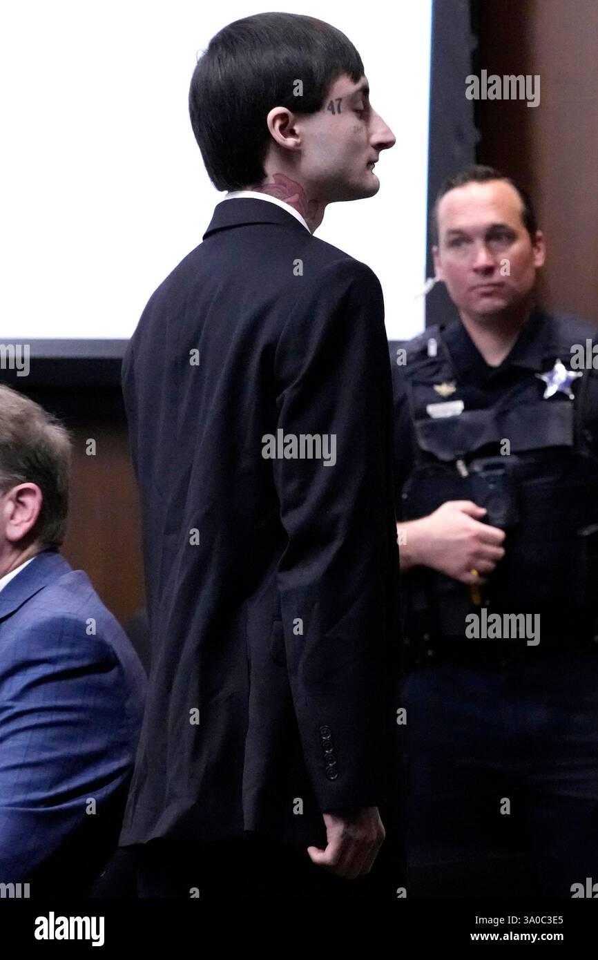 Robert E. Crimo III leaves after pleading guilty to the Highland Park ...