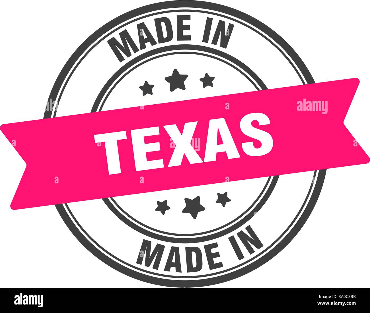 Made in Texas stamp. Made in Texas round sign Stock Vector Image & Art ...
