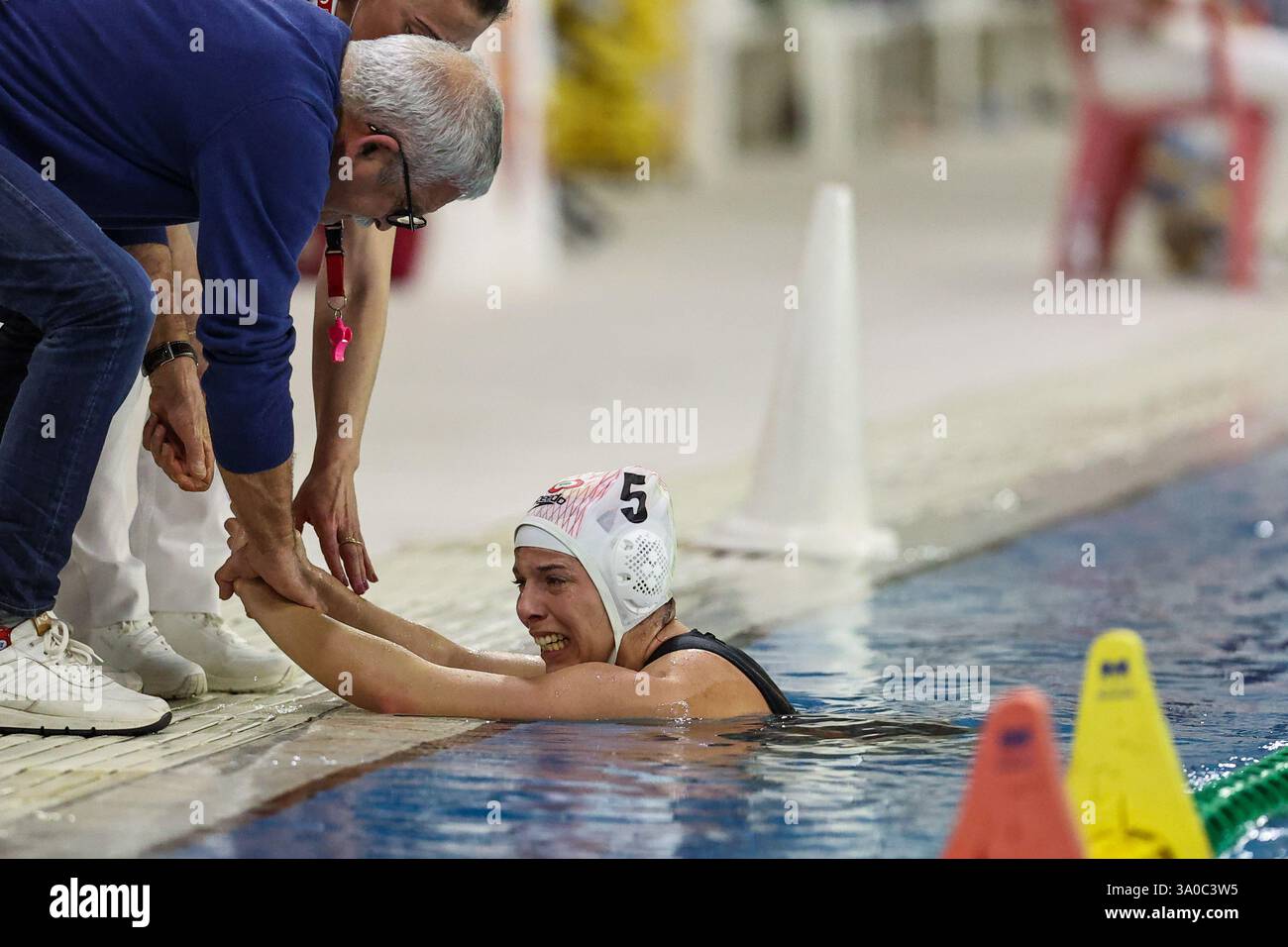 Rome, Italy. 01st Mar, 2025. Chiara Ranalli ( SIS Roma) injury during ...