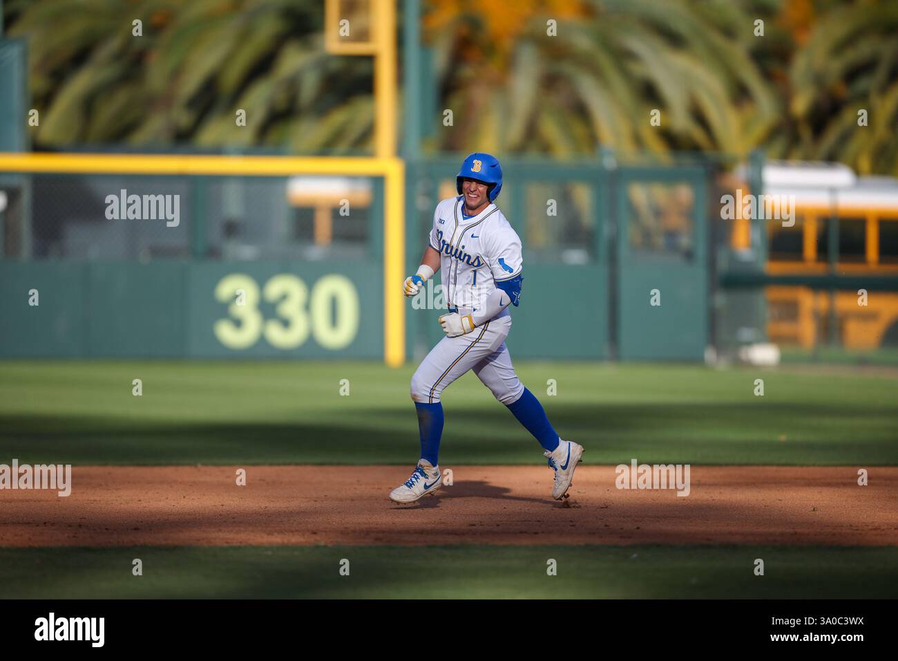 March 2, 2025: UCLAâ€™s Roch Cholowsky (1) trots around the bases ...