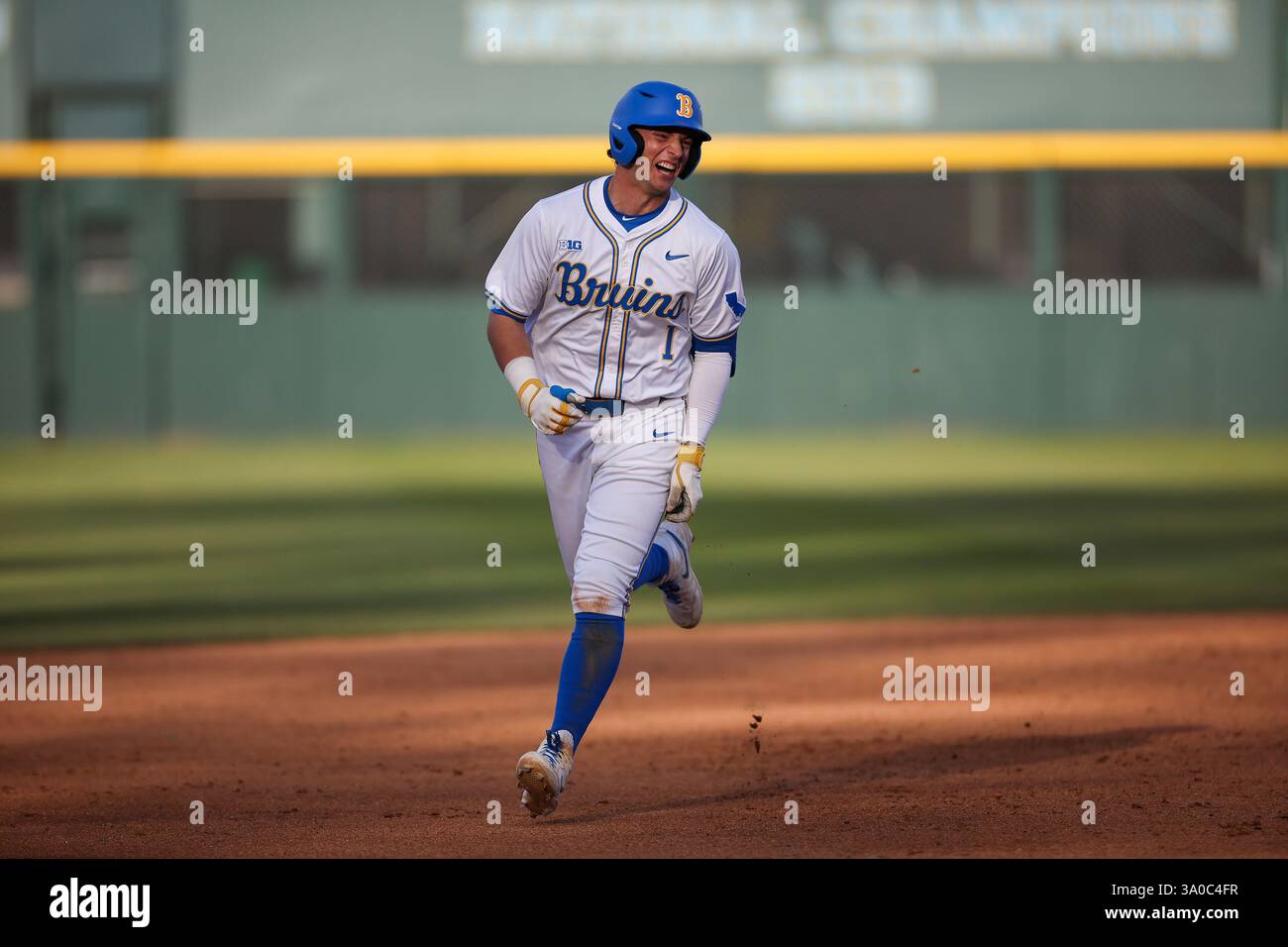 March 2, 2025: UCLAâ€™s Roch Cholowsky (1) trots around the bases ...