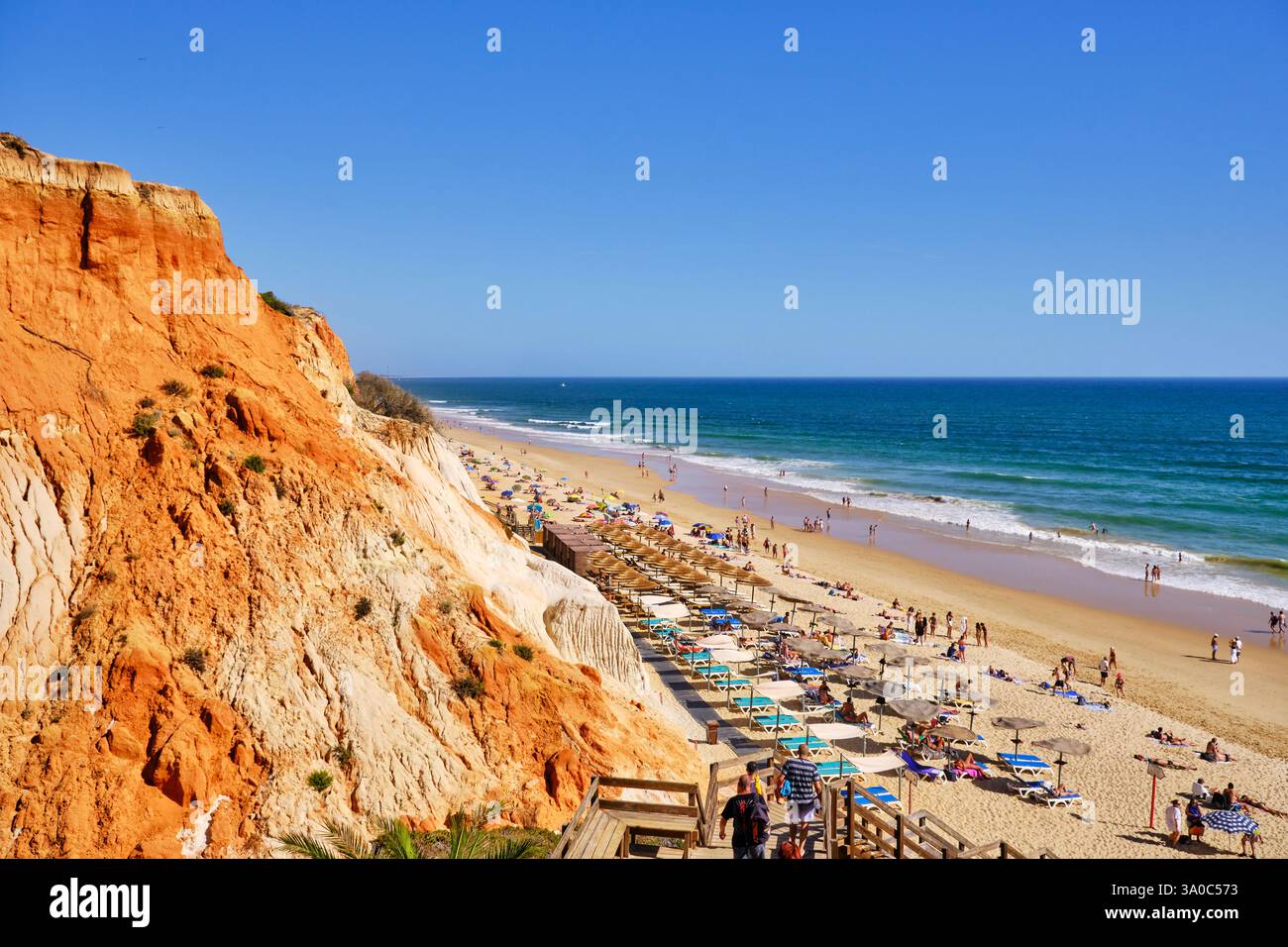 Praia da Falesia, one of the most quiet and beautiful beaches in ...