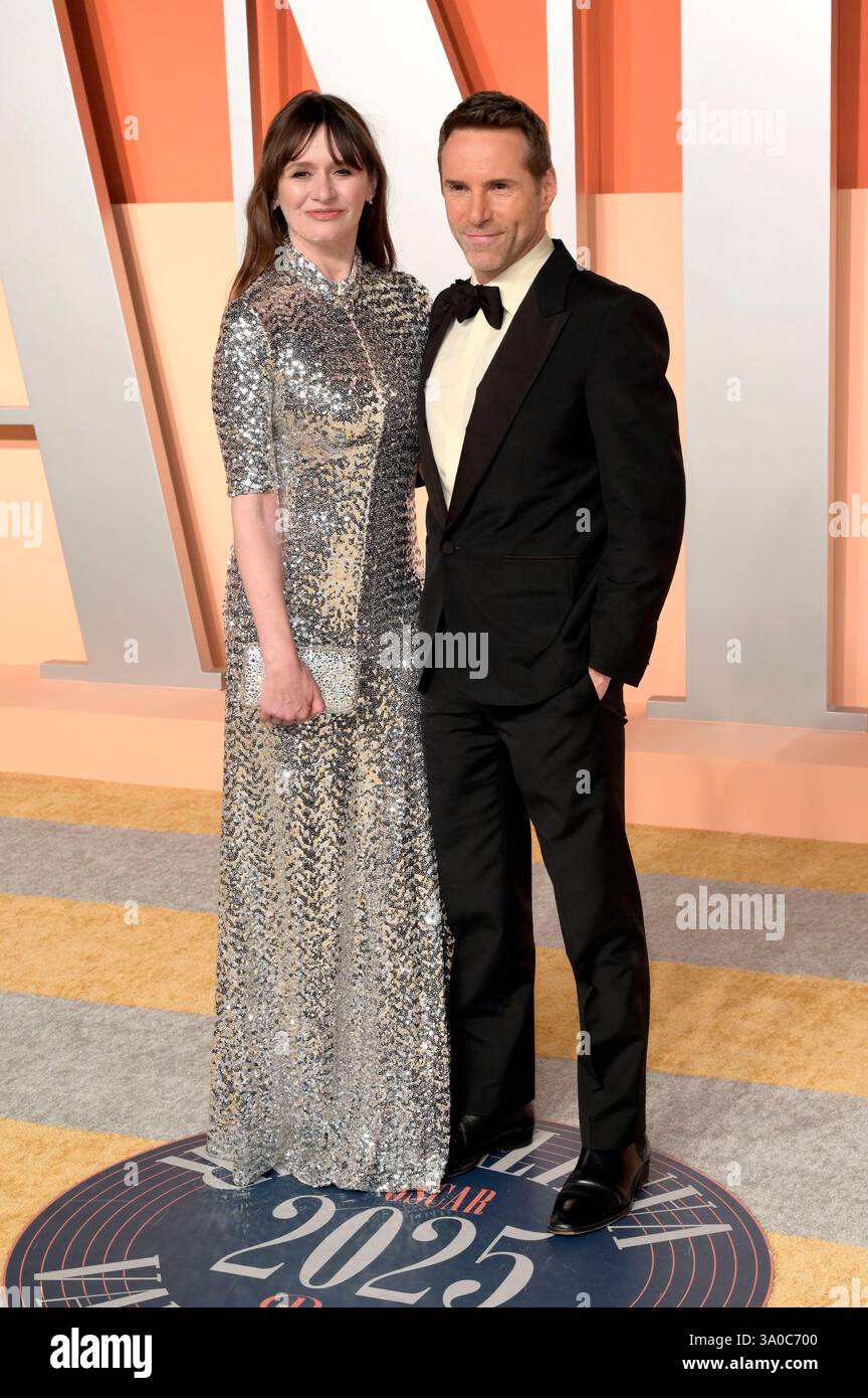 Emily Mortimer mit Ehamann Alessandro Nivola bei der Vanity Fair Oscar ...