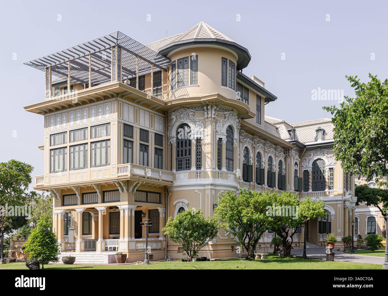 Bangkok, Thailand - Mar 02, 2025 - Architectural exterior of The Bang ...