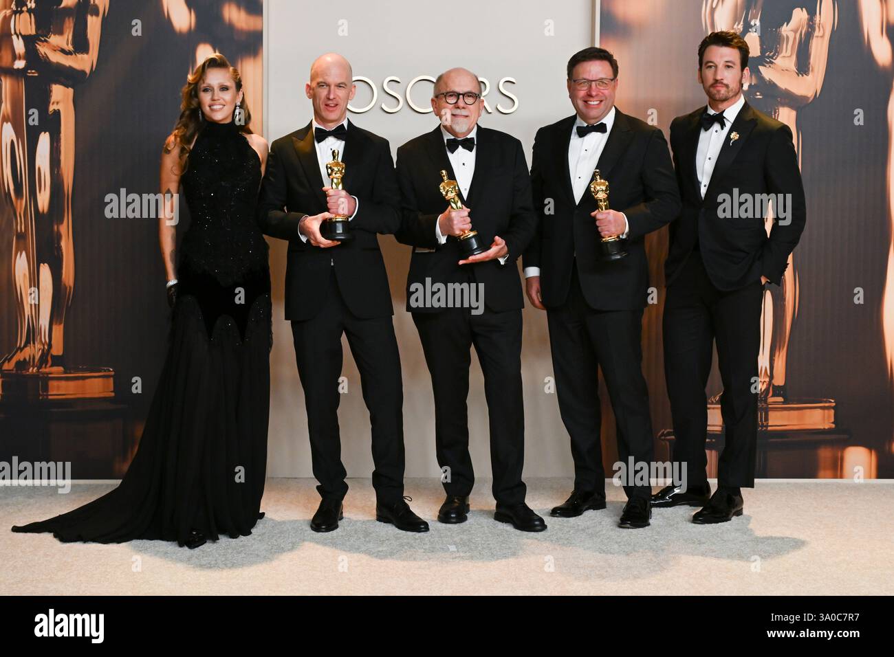 March 2, 2025, Los Angeles, California, USA: Miley Cyrus, Gareth John ...