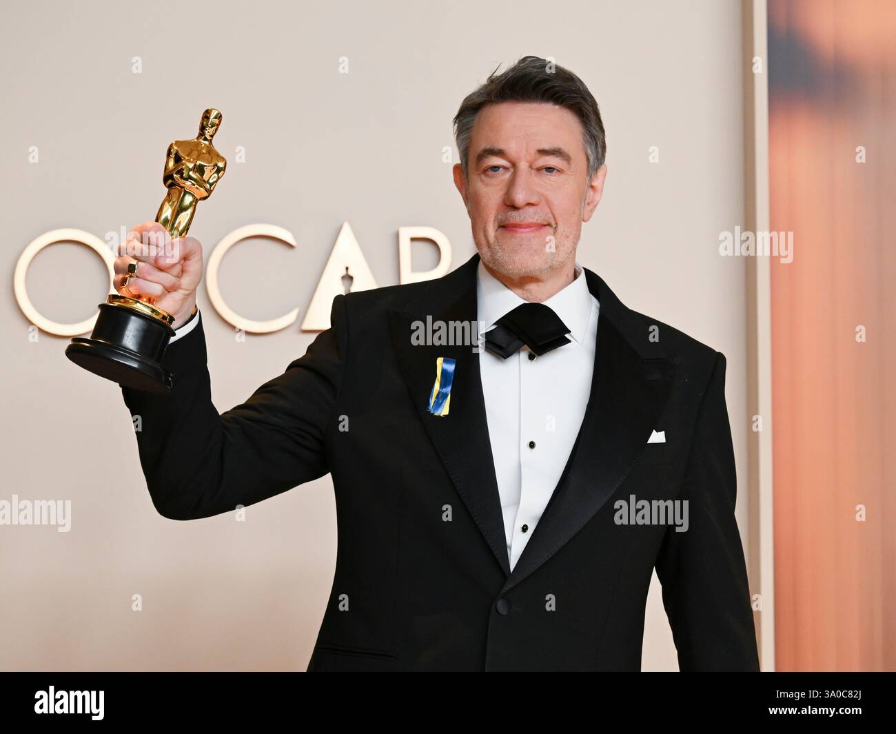 March 2, 2025, Los Angeles, California, USA: Peter Straughan in the ...