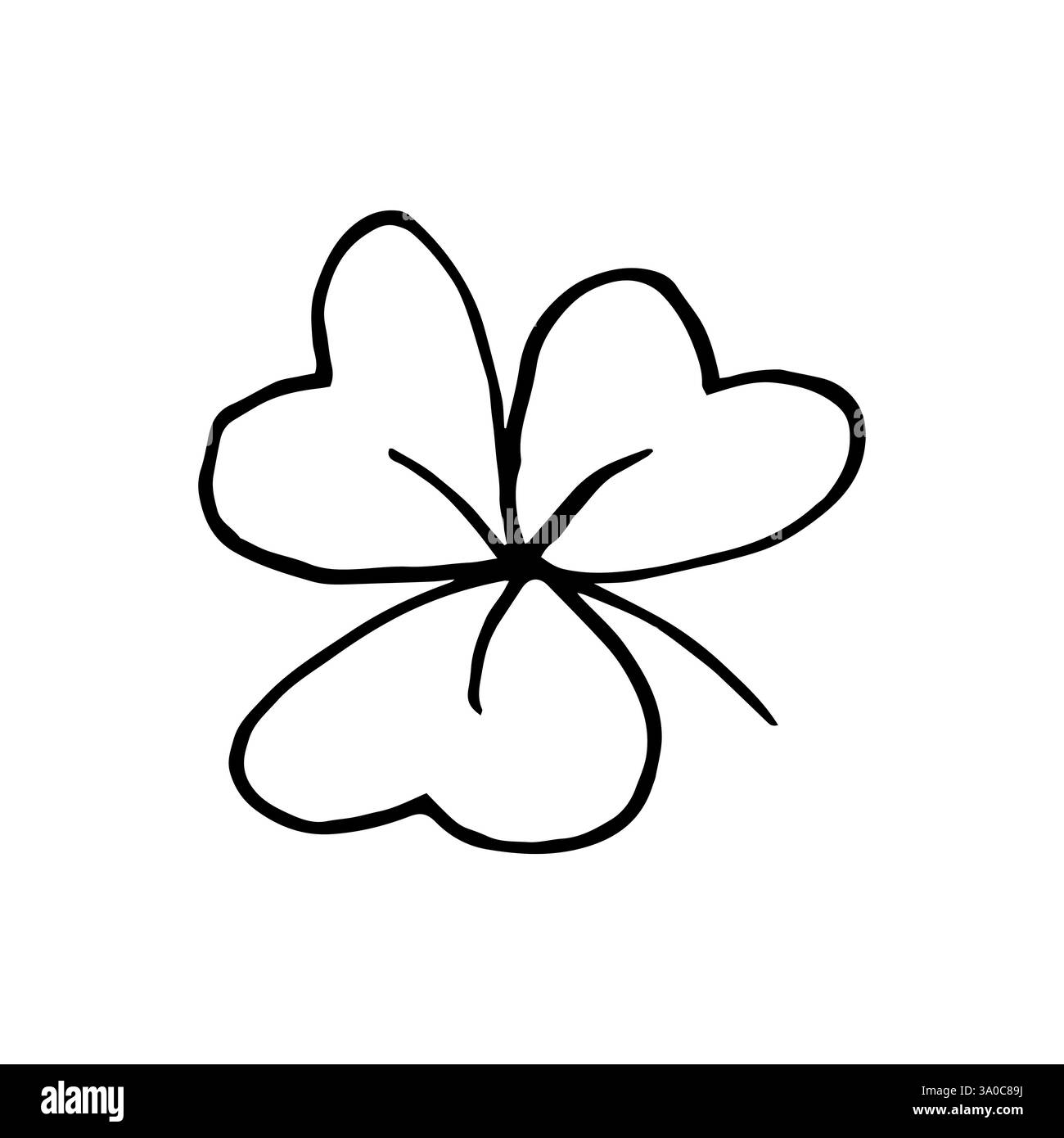 Clover. Textile template. Decorative folk element, ethnic decor ...