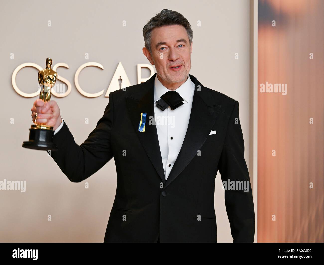 March 2, 2025, Los Angeles, California, USA: Peter Straughan in the ...