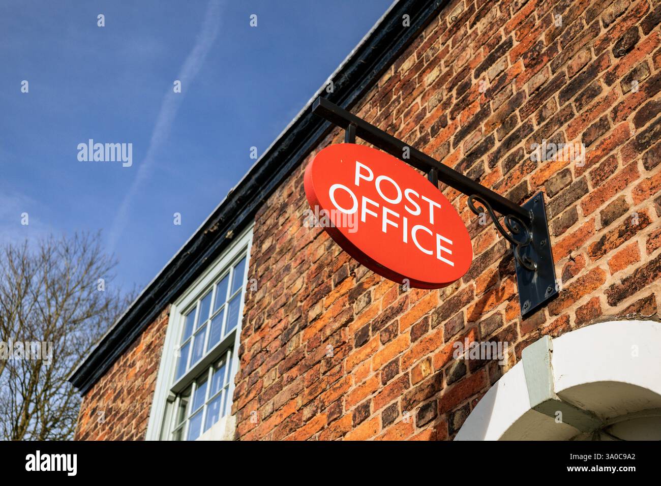 Newburgh Post Office sign Stock Photo - Alamy