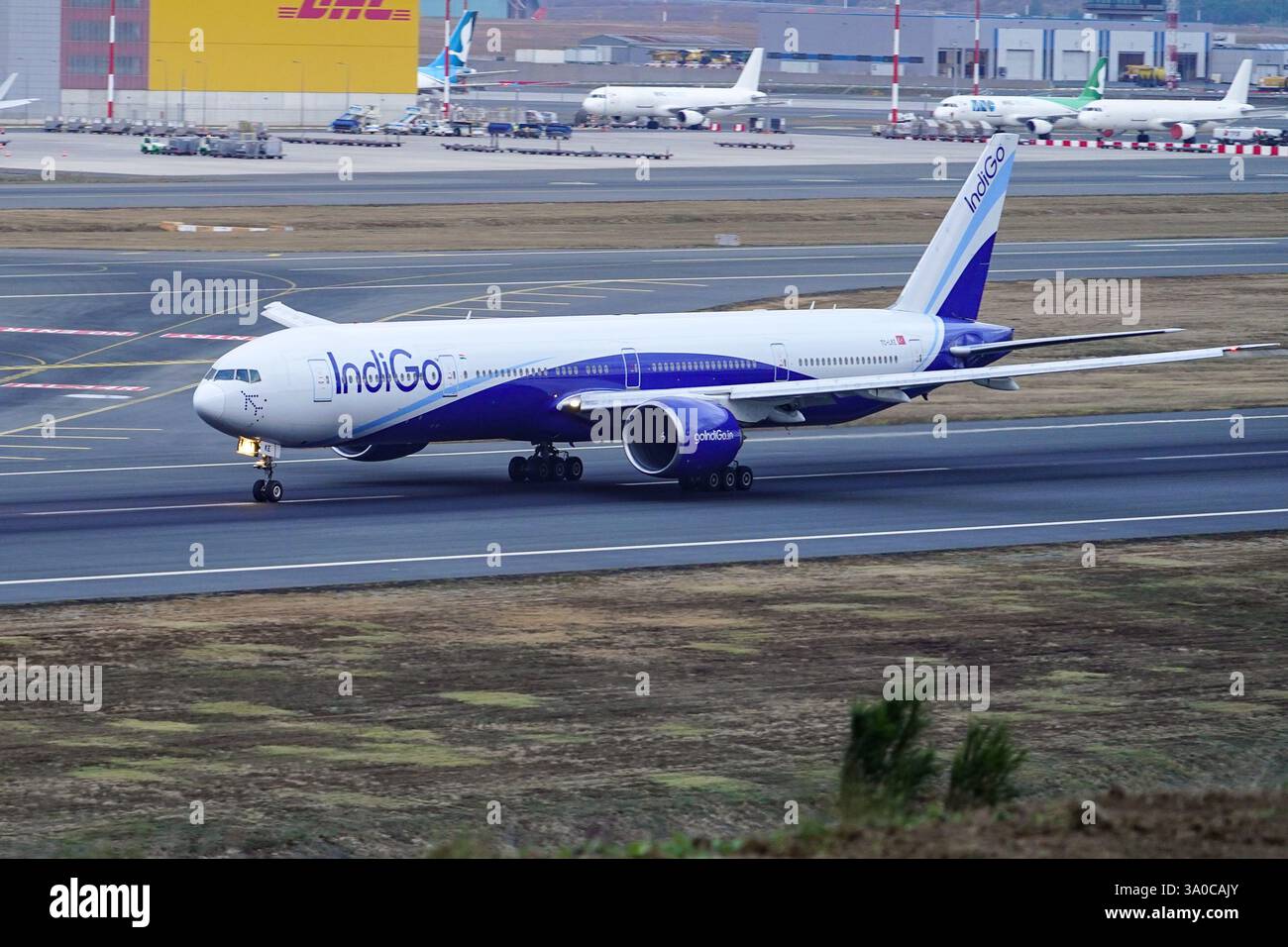ISTANBUL, TURKIYE - JULY 11, 2024: Indigo Airlines Boeing 777-31HER ...