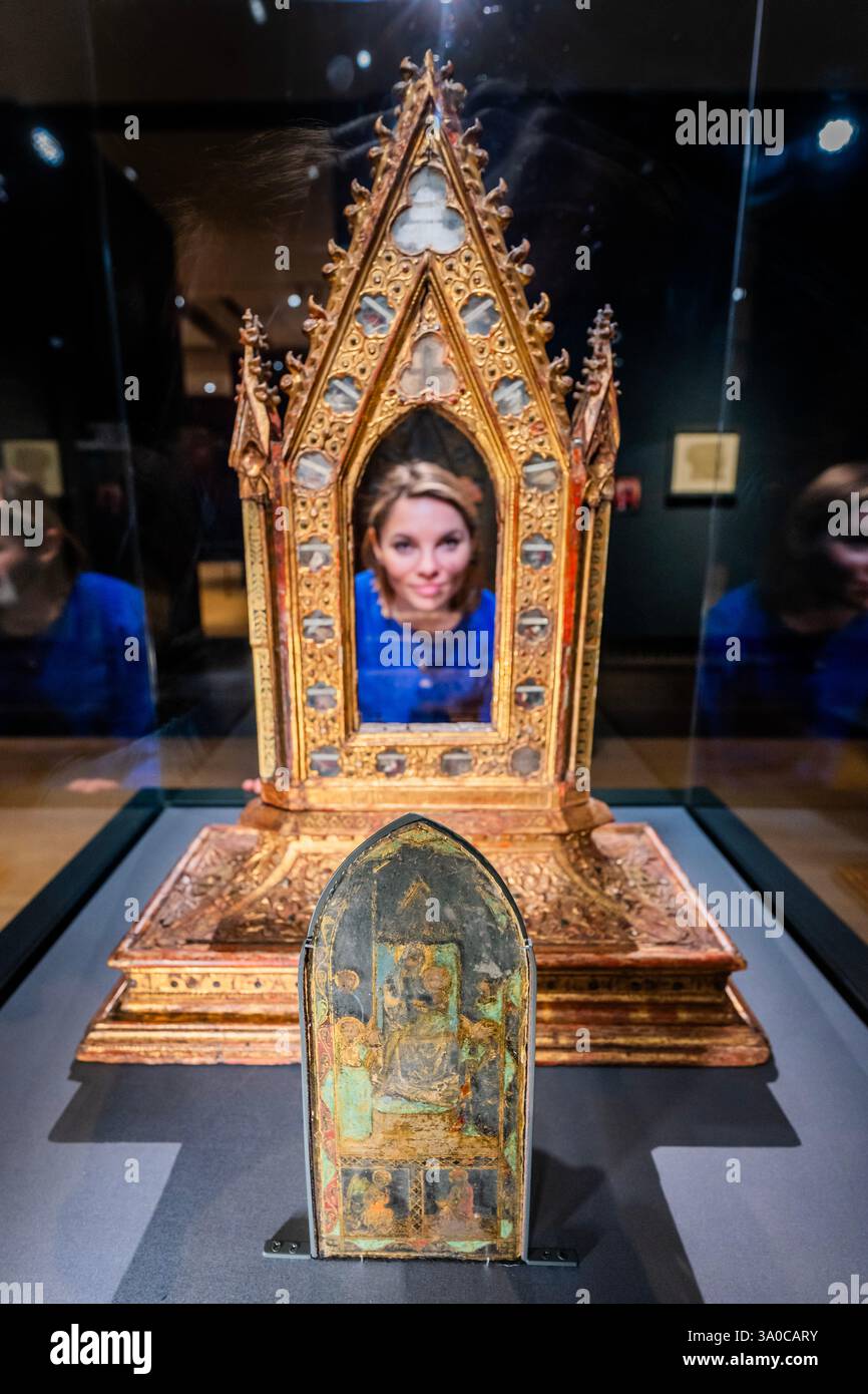 London, UK. 3rd Mar, 2025. The Virgin and Child with Saints and the ...