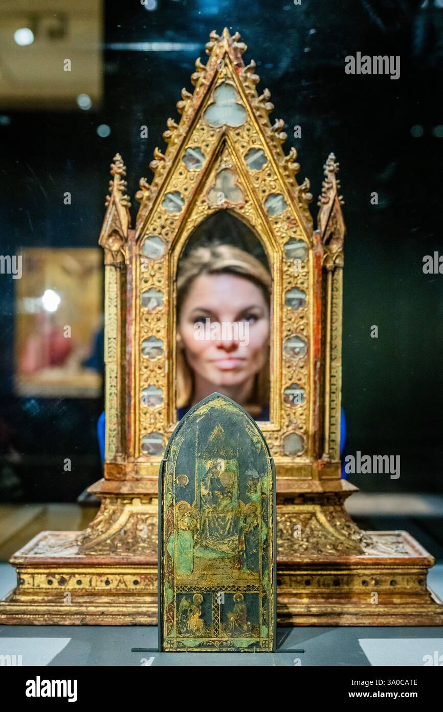 London, UK. 3rd Mar, 2025. The Virgin and Child with Saints and the ...