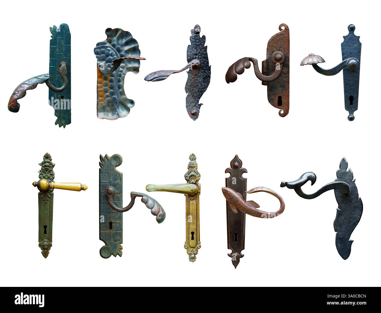 Collage old iron door hi-res stock photography and images - Alamy