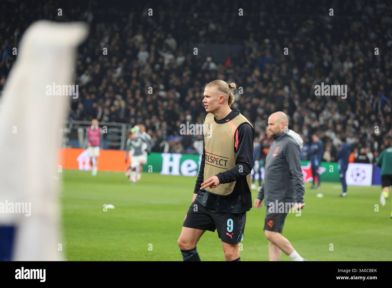 Erling Haaland of Manchester City seen in action during the UEFA ...